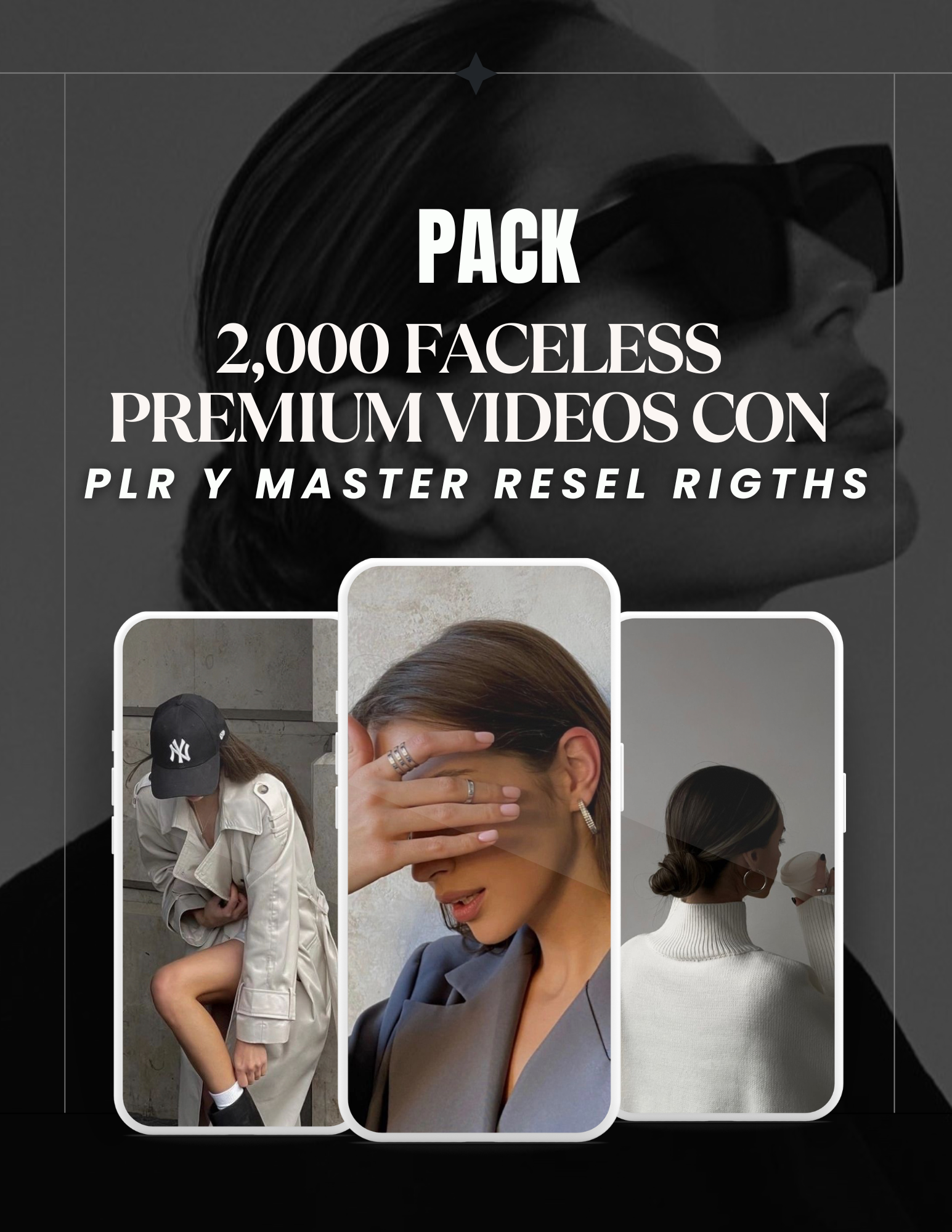 Pack +2,000 Faceless Premium Videos con MRR + 200 Faceless videos p...