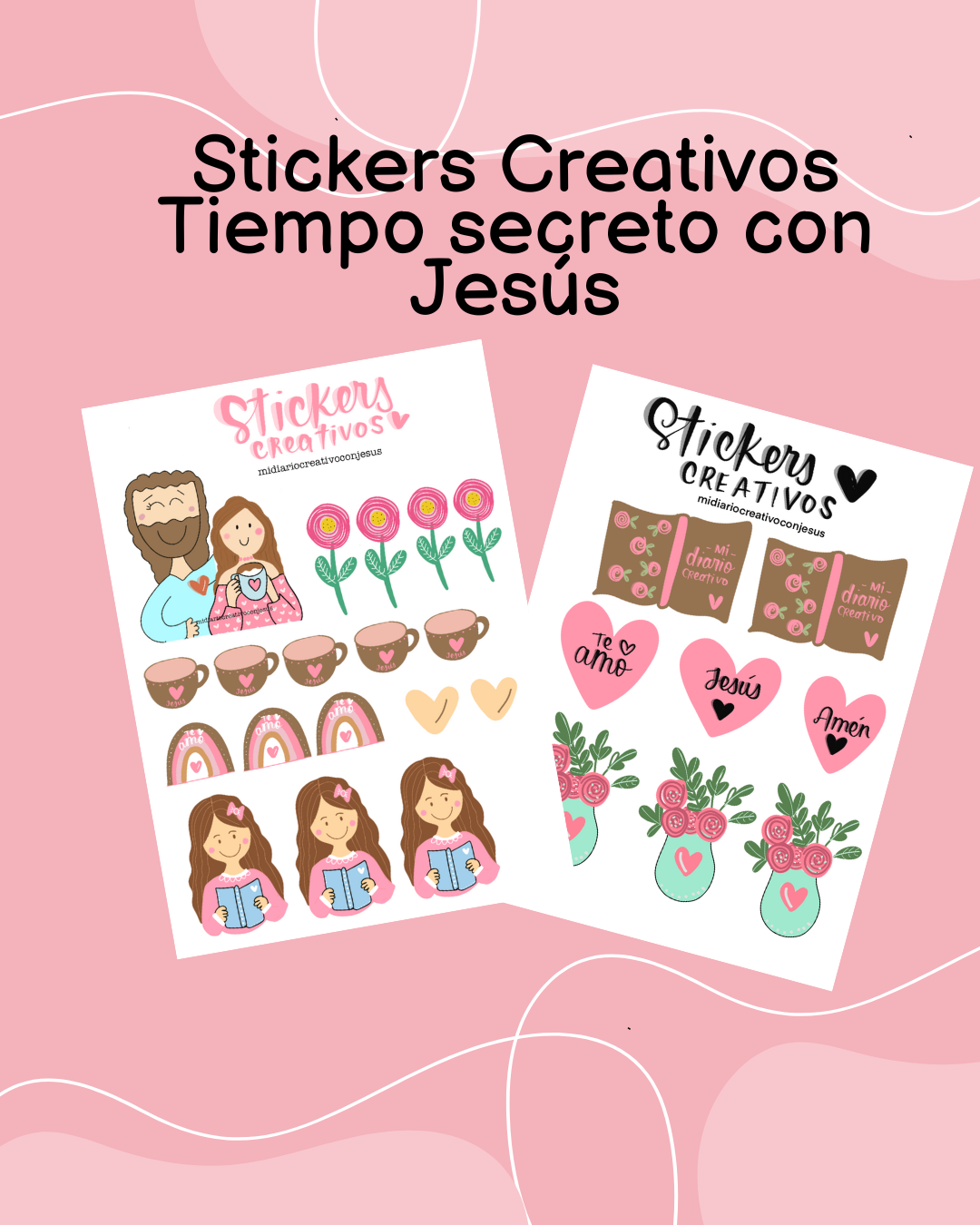 STICKERS CREATIVOS CON JESÚS - Mi diario creativo con jesus Diana ...
