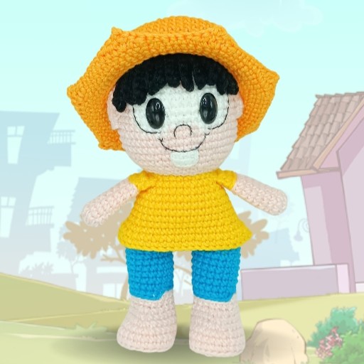 Mini Chico Bento em Amigurumi - Passo a passo - Amiclube - Por Sara...
