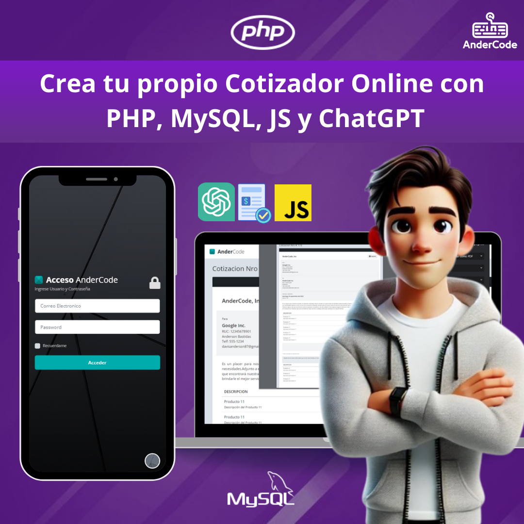 Crea tu propio Cotizador Online con PHP, MySQL, JS y ChatGPT - Davi...
