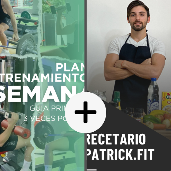 Combo: Recetario + Plan 8 semanas de 3 dias - Patrick.fit | Hotmart