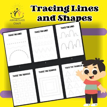 Trace and Create: Fun Shapes and Lines Pre-Writing Pack! - abdellah...