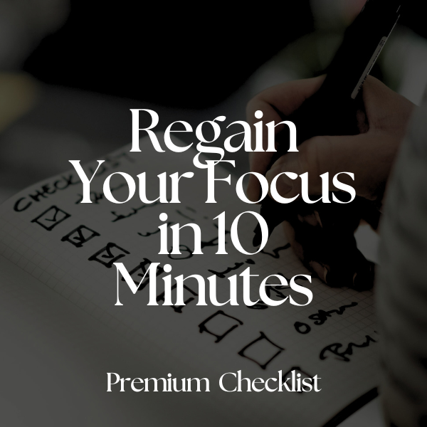 FOCUS CHECKLIST - FocusLab | Hotmart