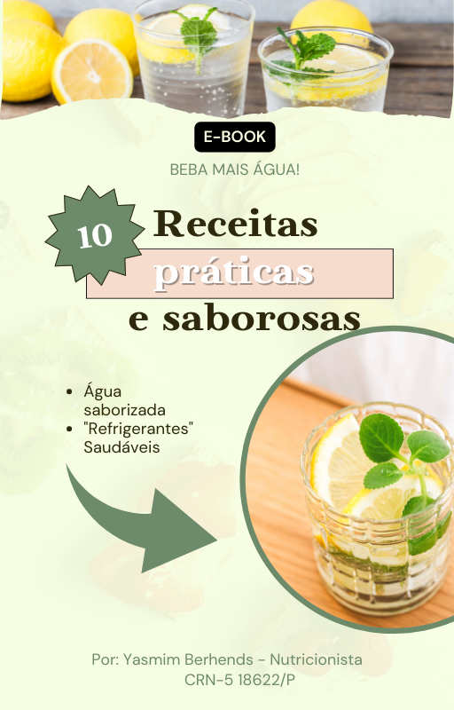 E-book Beba mais água! 10 receitas práticas e saborosas