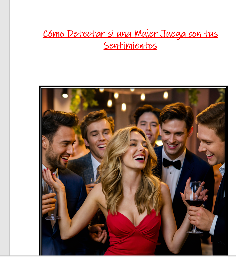 Guía de como saber si una mujer juega con tus sentimientos - Emilio...
