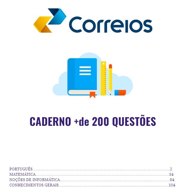 Questões para o concurso dos Correios