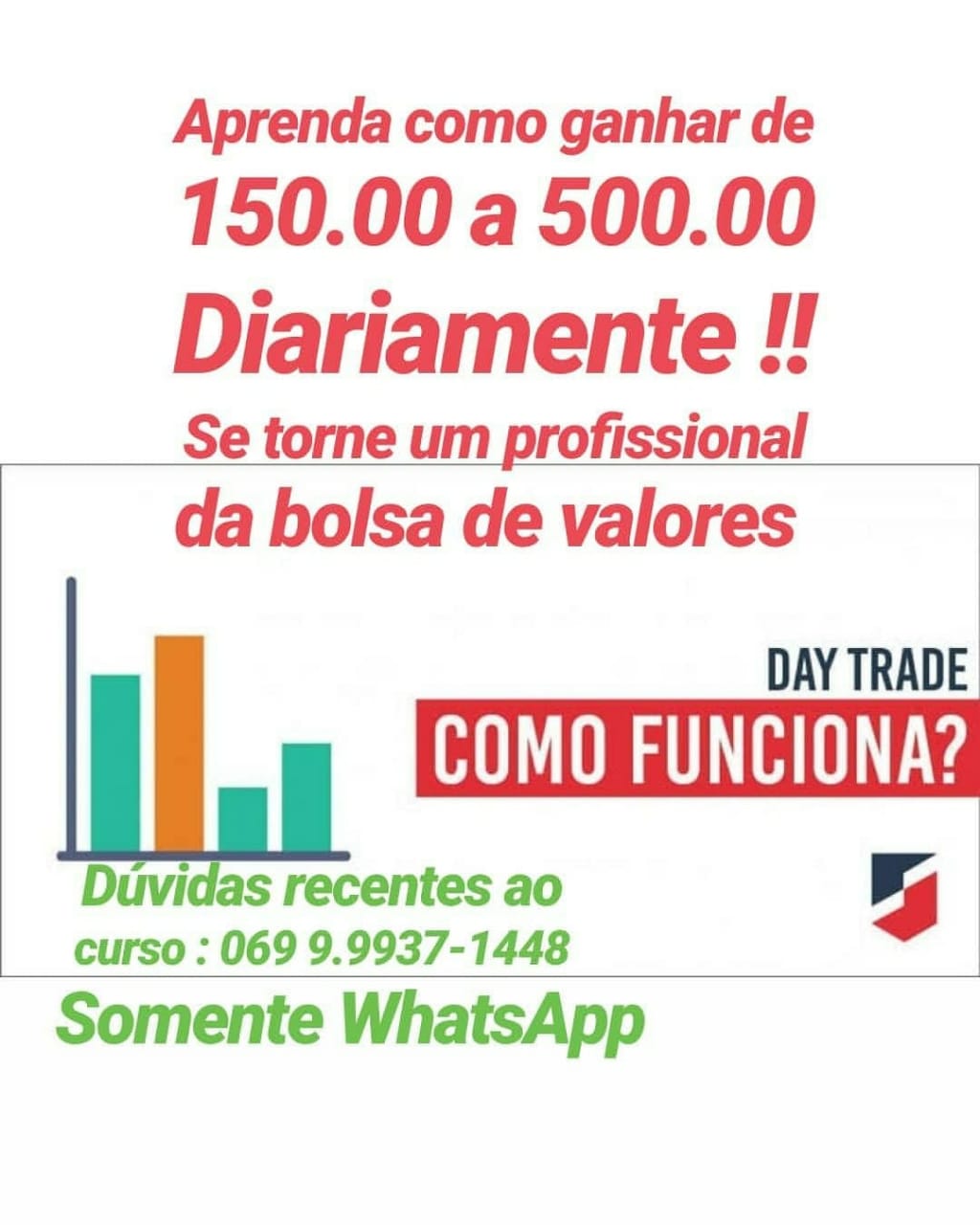 CURSO DE DAY TRADER ( BOLSA DE VALORES )
