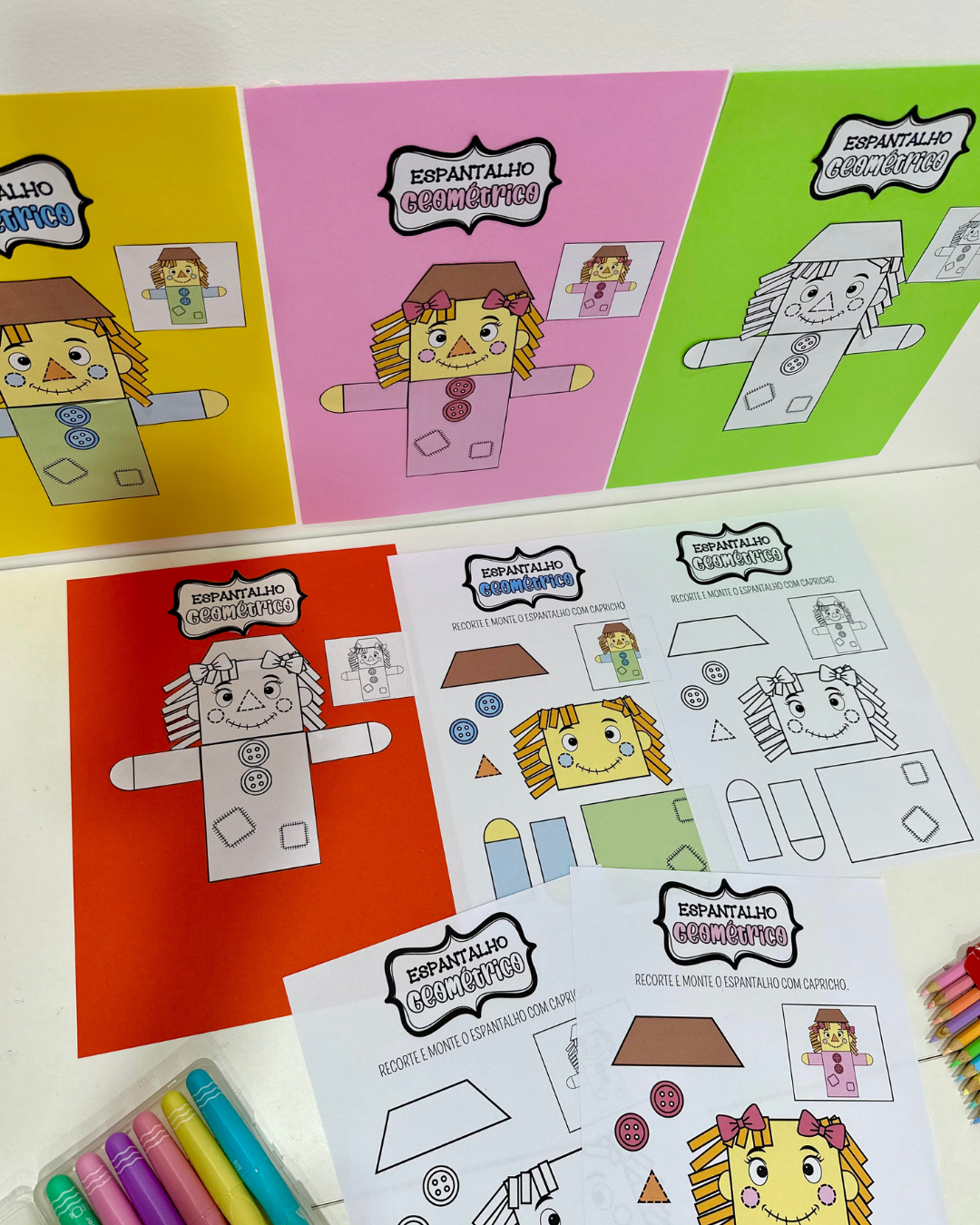 Espantalho Geométrico - Sandra Vergara | Hotmart