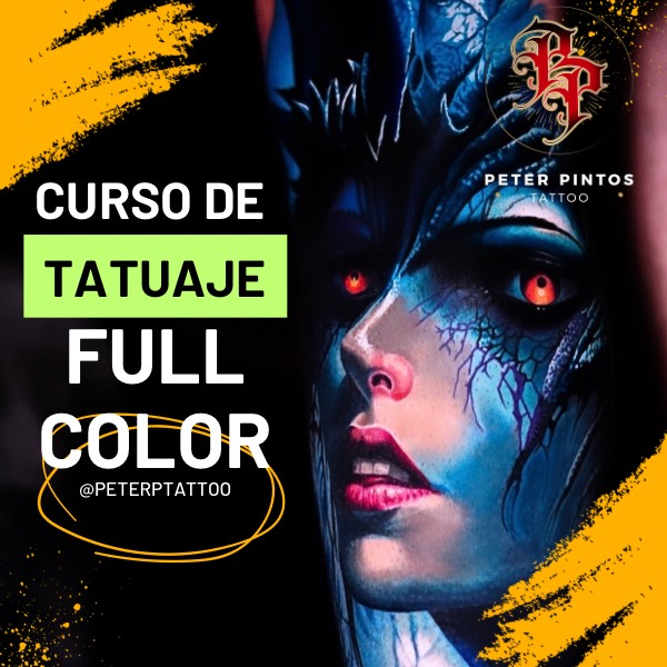 Curso de Tatuaje Full Color - Pablo Peter Pintos Niz | Hotmart