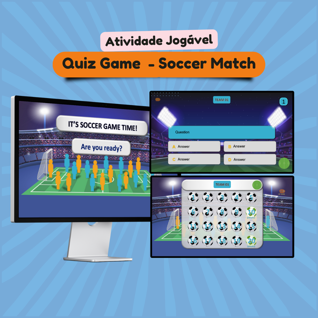 Atividade Jogável Individual - Quiz Game - Soccer Match - Ez Class ...
