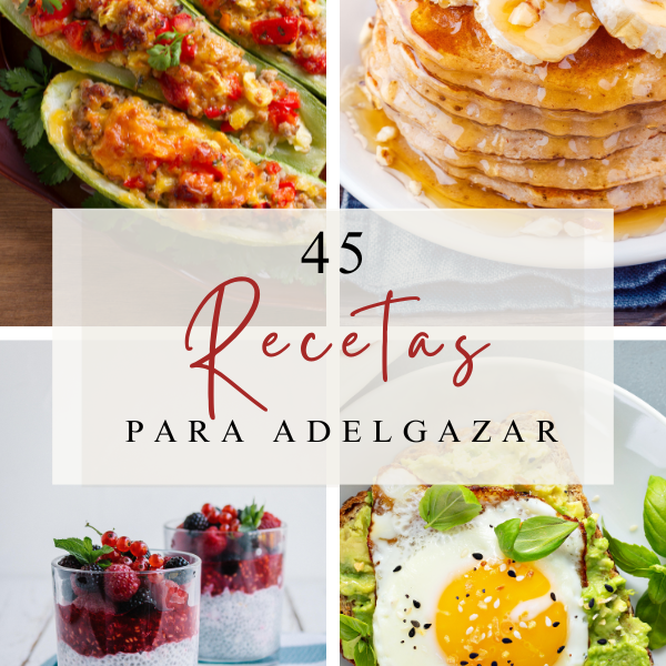 45 recetas para adelgazar - Adelgaza Real | Hotmart