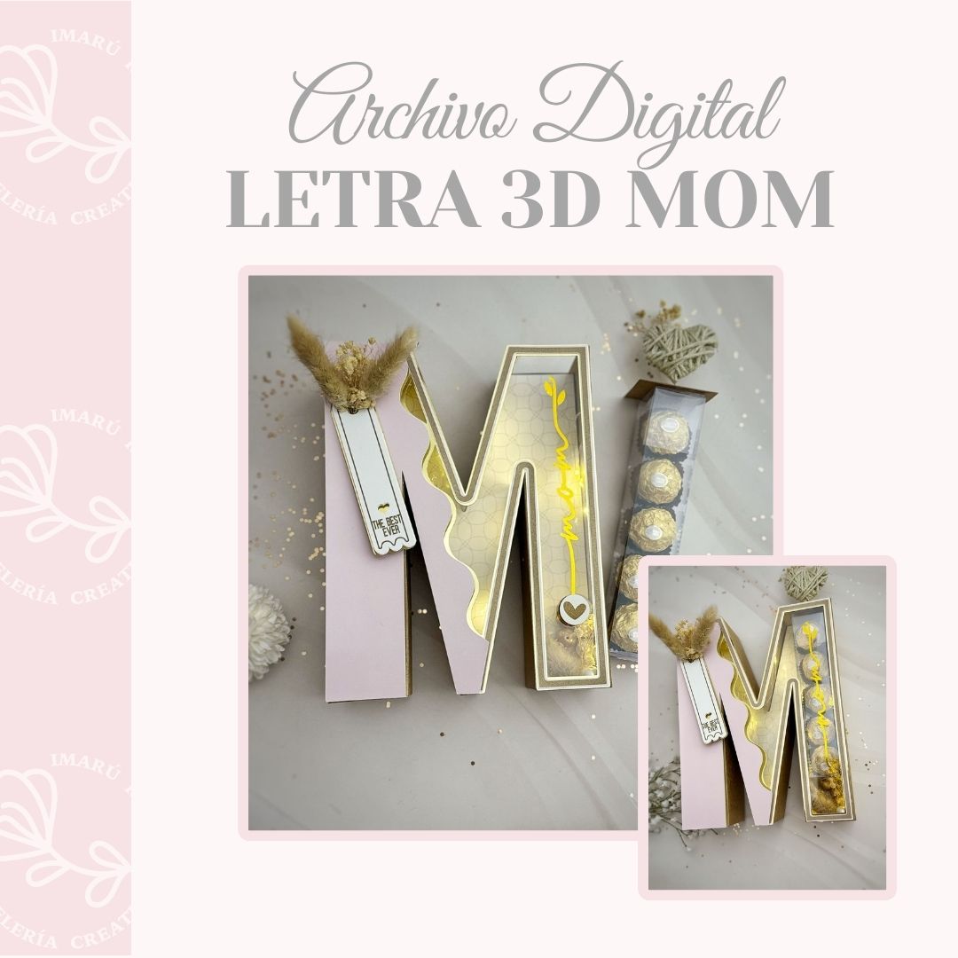 ARCHIVO DIGTAL LETRA 3D MOM. - Imaru K Rosas Medina | Hotmart