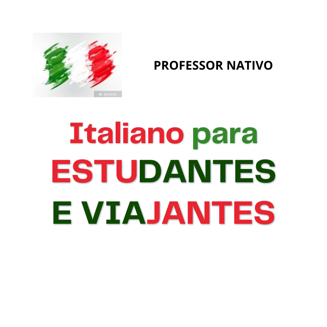 Curso basico de italiano com professor nativo