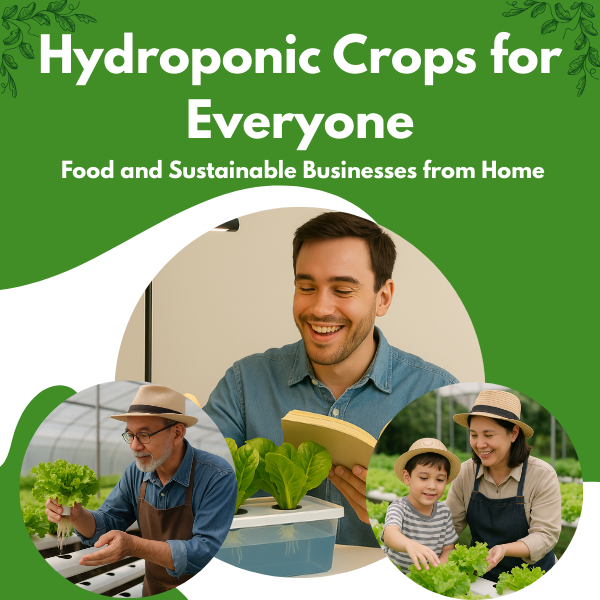 Hydroponic Crops for Everyone: Food and Sustainable Businesses from Home