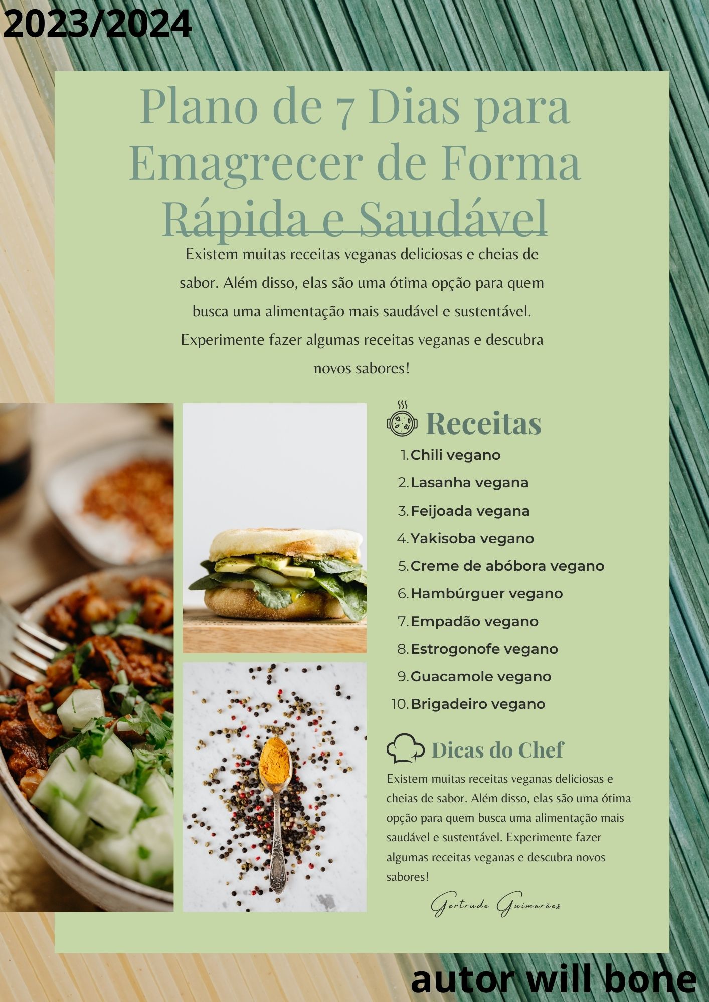 Plano de 7 Dias para Emagrecer de Forma Rápida e Saudável com recei...