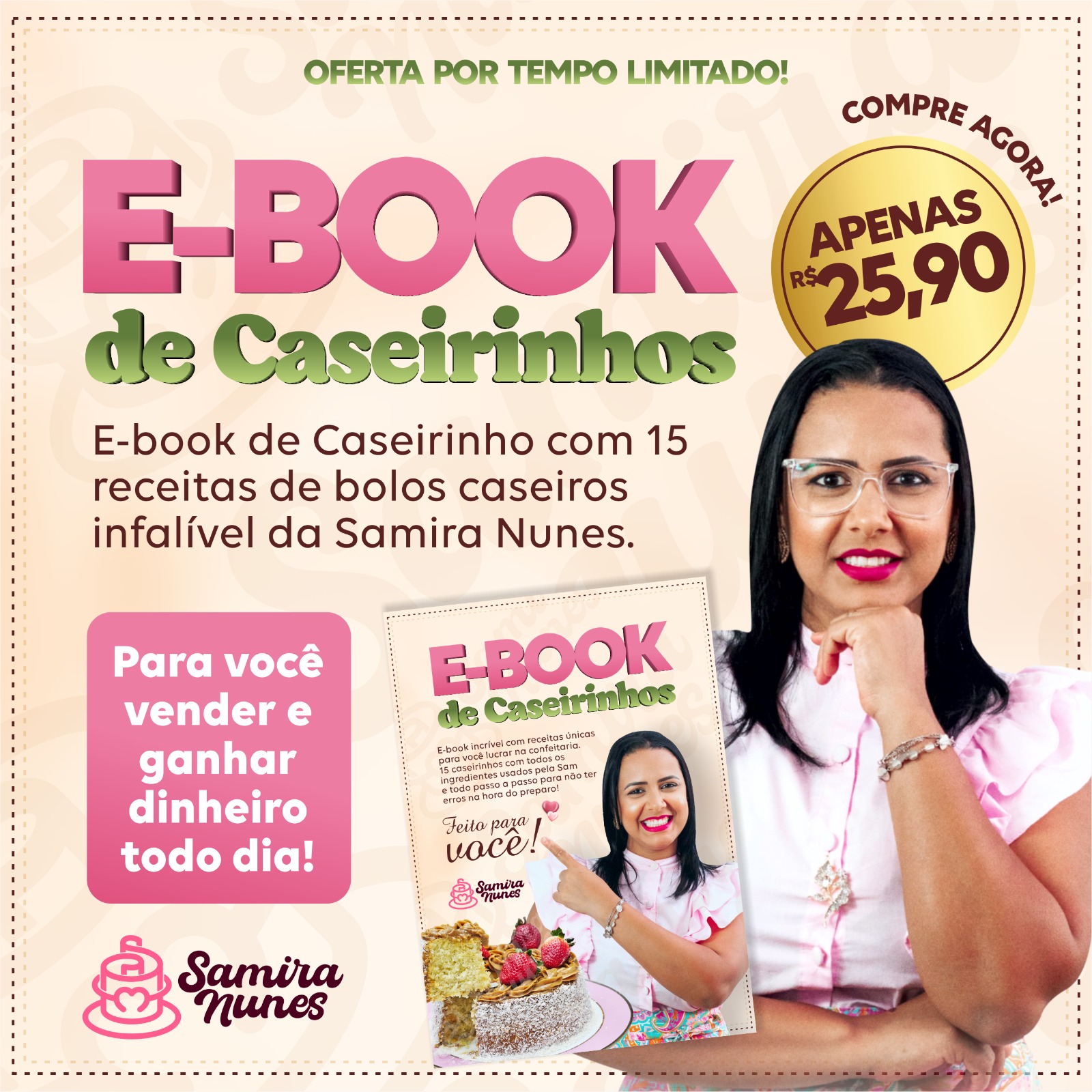 E-BOOK - CASEIRINHOS LUCRATIVOS - Samira dos Santos Nunes | Hotmart