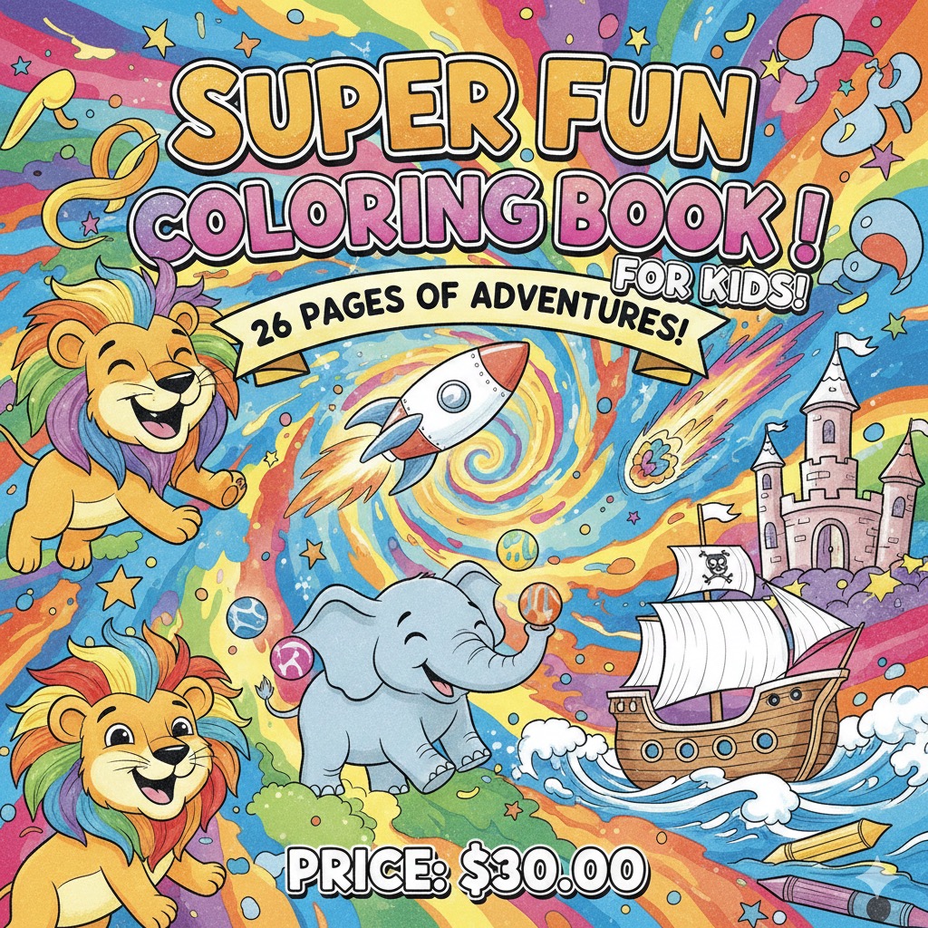 My Big Coloring Book for Kids | Hotmart