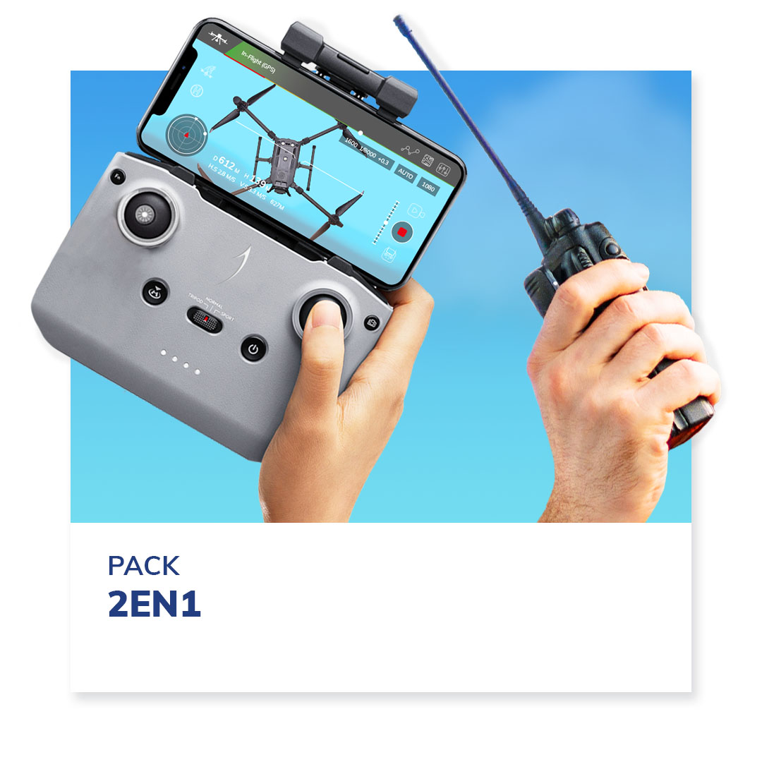 2 en 1. Curso oficial piloto profesional de drones STS + Radiofonis...