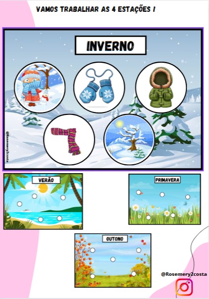 VAMOS TRABALHAR AS 4 ESTAÇÕES