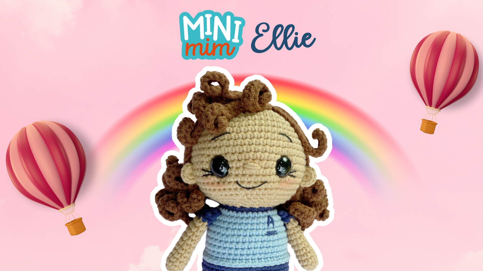 MINI MIM Ellie - CACO AMIGURUMI | Hotmart