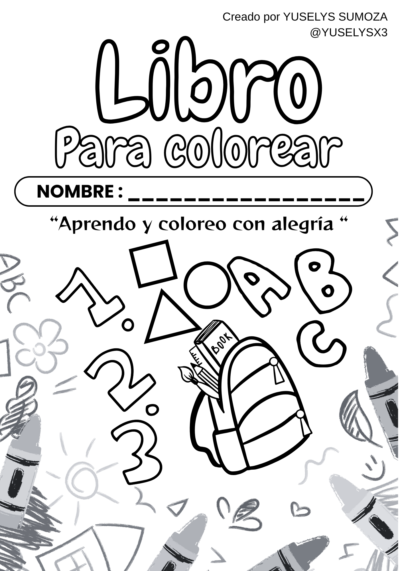Mi primer Ebook Educativo (niños4-6años): Abecedario, numeros y fig...