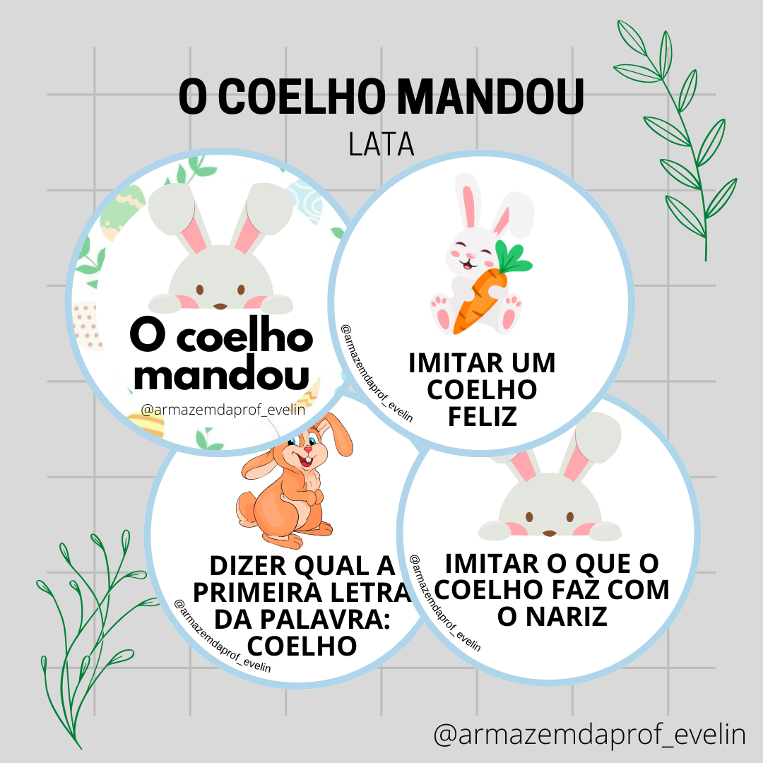 O COELHO MANDOU