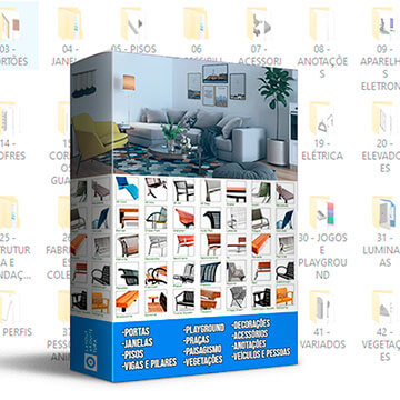 Megapack Exclusivo de famílias Revit - Bruno Santos | Hotmart