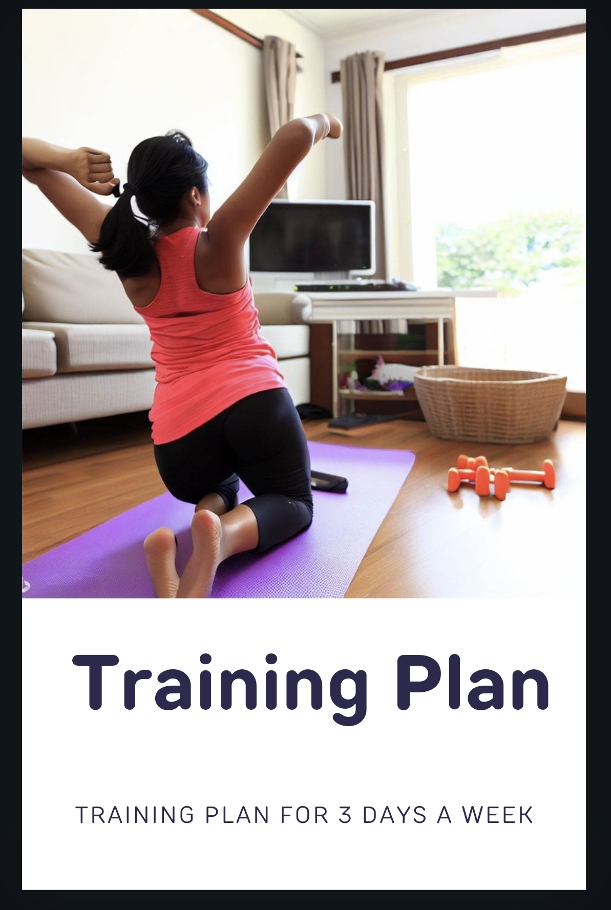 Training plan for 3 days a week