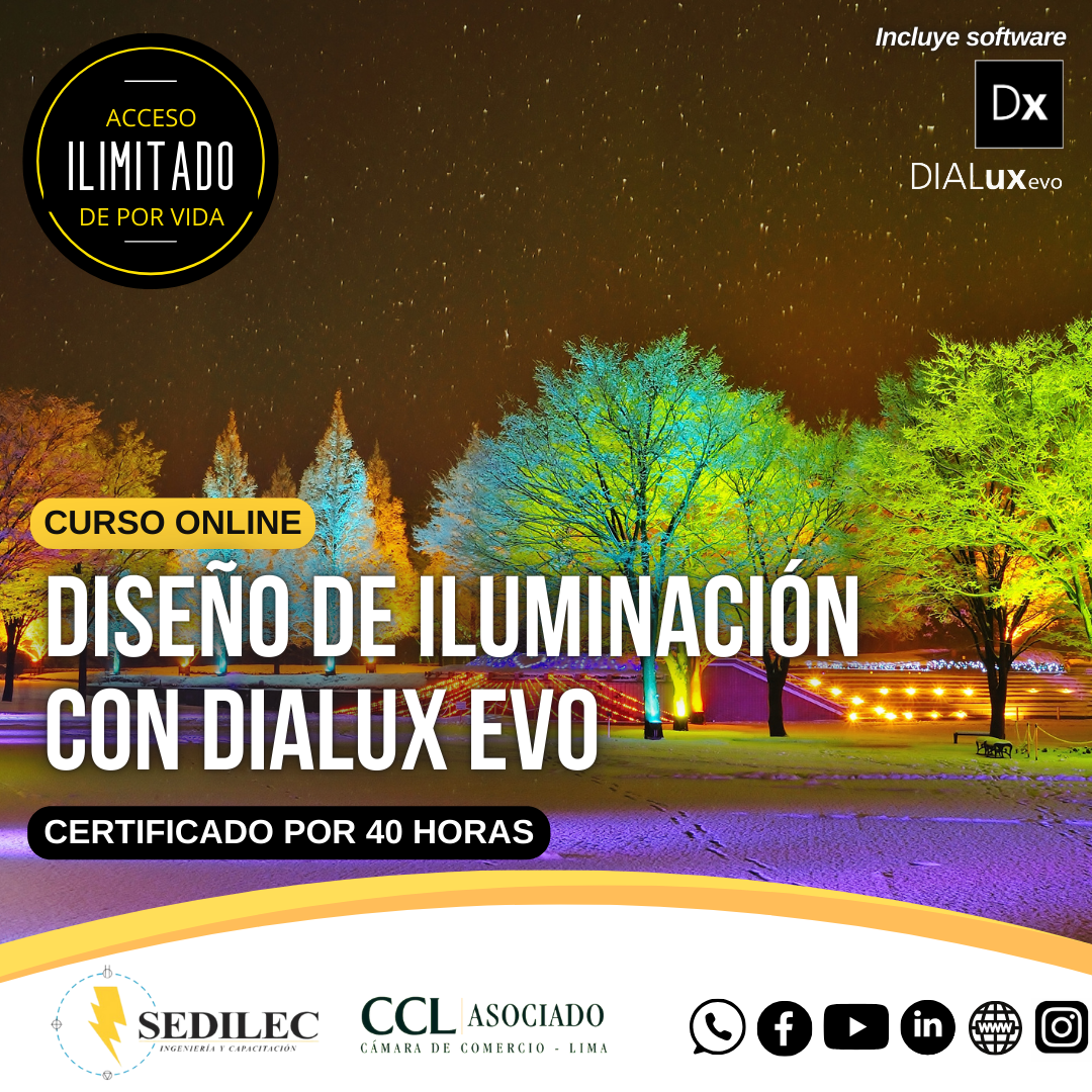 DISEÑO DE ILUMINACIÓN CON DIALUX EVO - SEDILEC | Hotmart