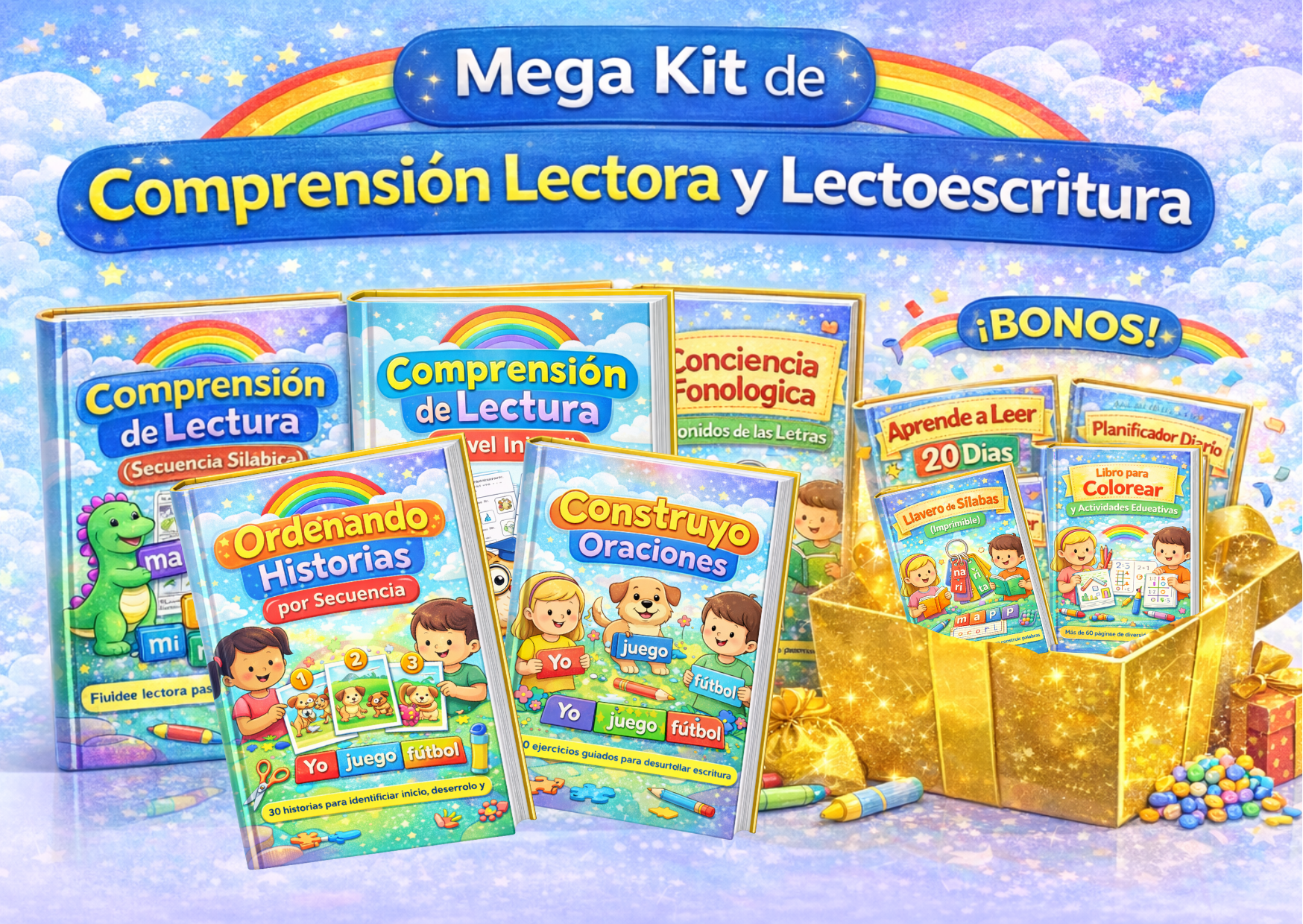 Mega Kit de Comprensión Lectora y Lectoescritura