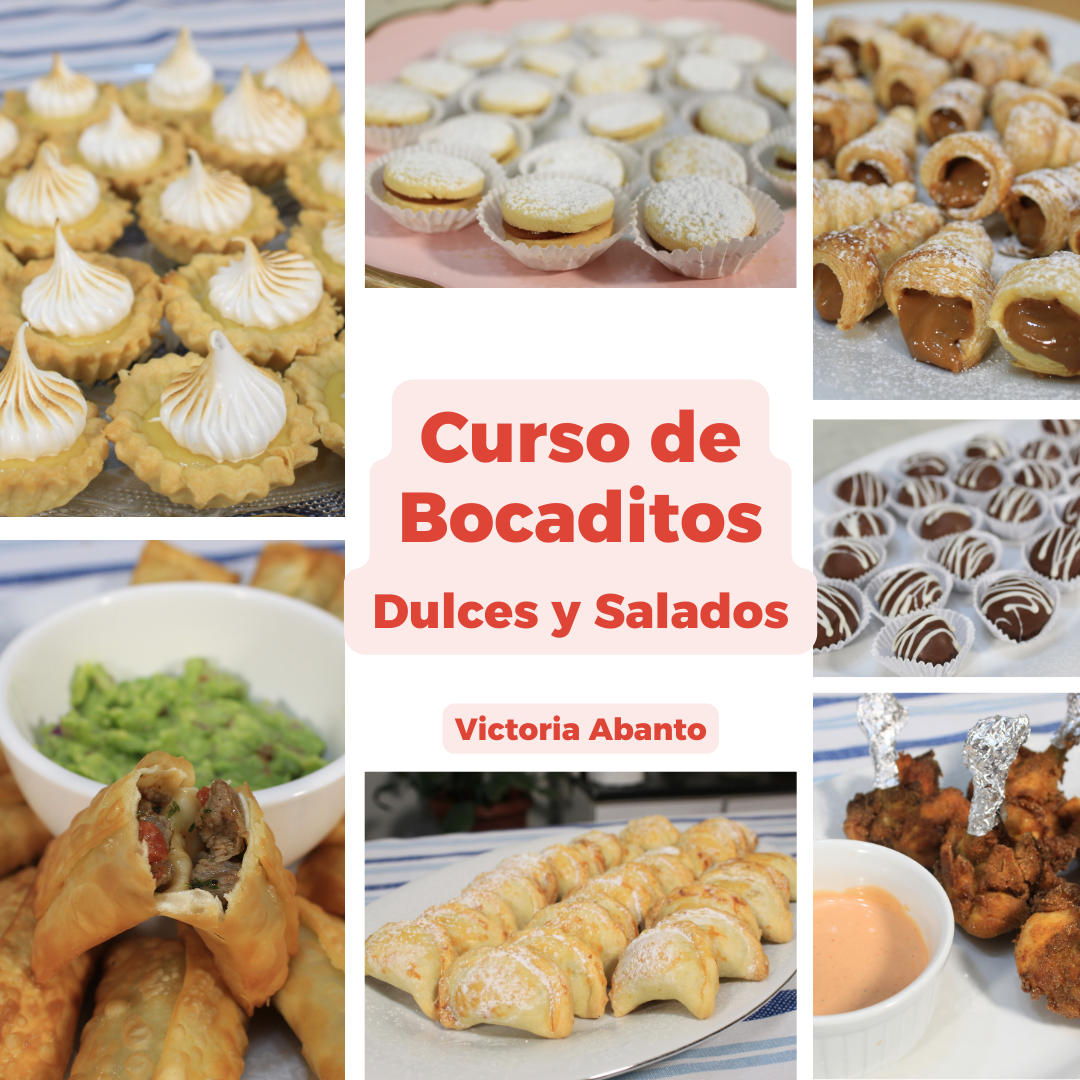 Curso de Bocaditos Dulces y Salados | Victoria Abanto - Victoria Ab...