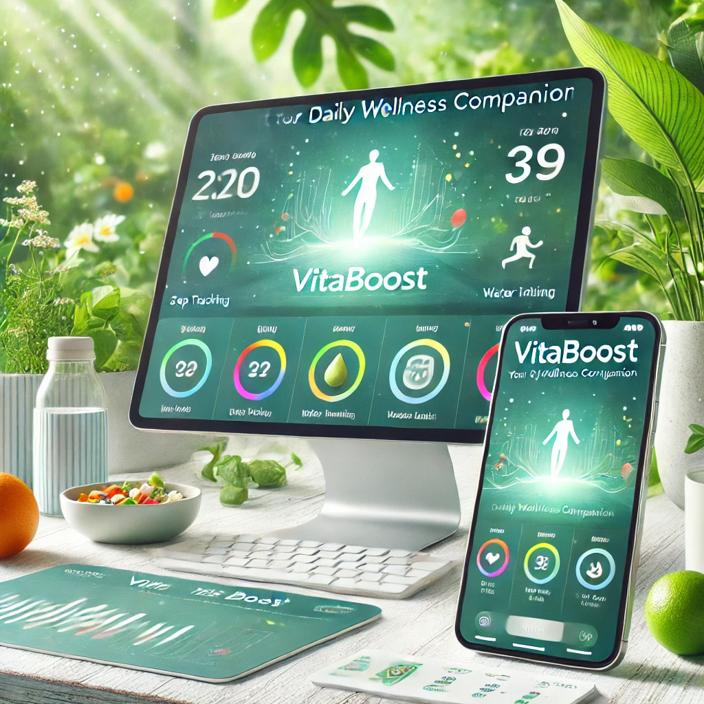 VitaBoost: Seu Companheiro Diário de Bem-Estar