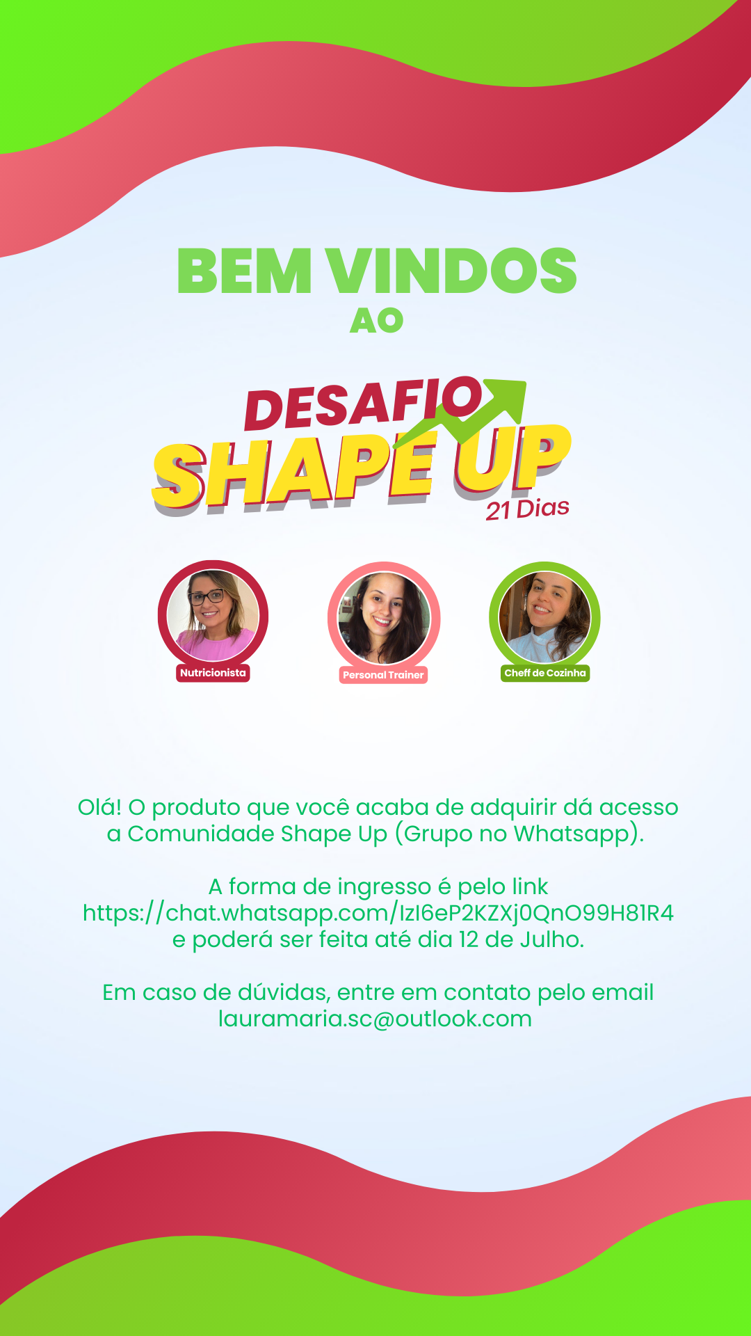 Shape Up - Desafio 21 dias