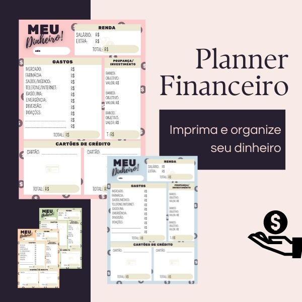 Planner financeiro. PDF