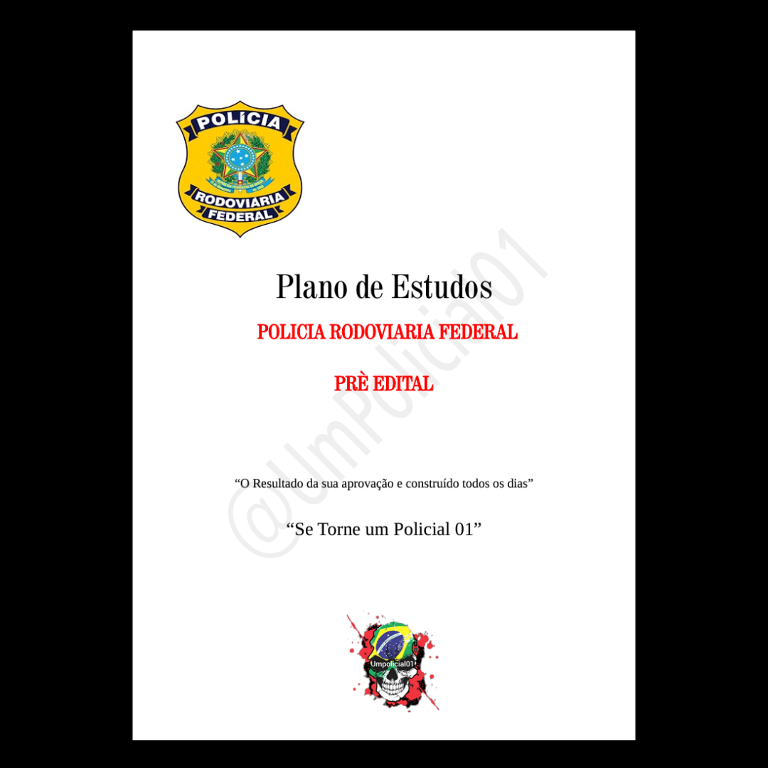 Plano de Estudos PRF - marcos adriano fernandes de oliveira | Hotmart