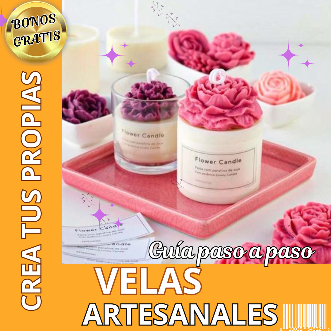 VELAS ARTESANALES 🍃 Guía Paso a Paso!! 🌸
