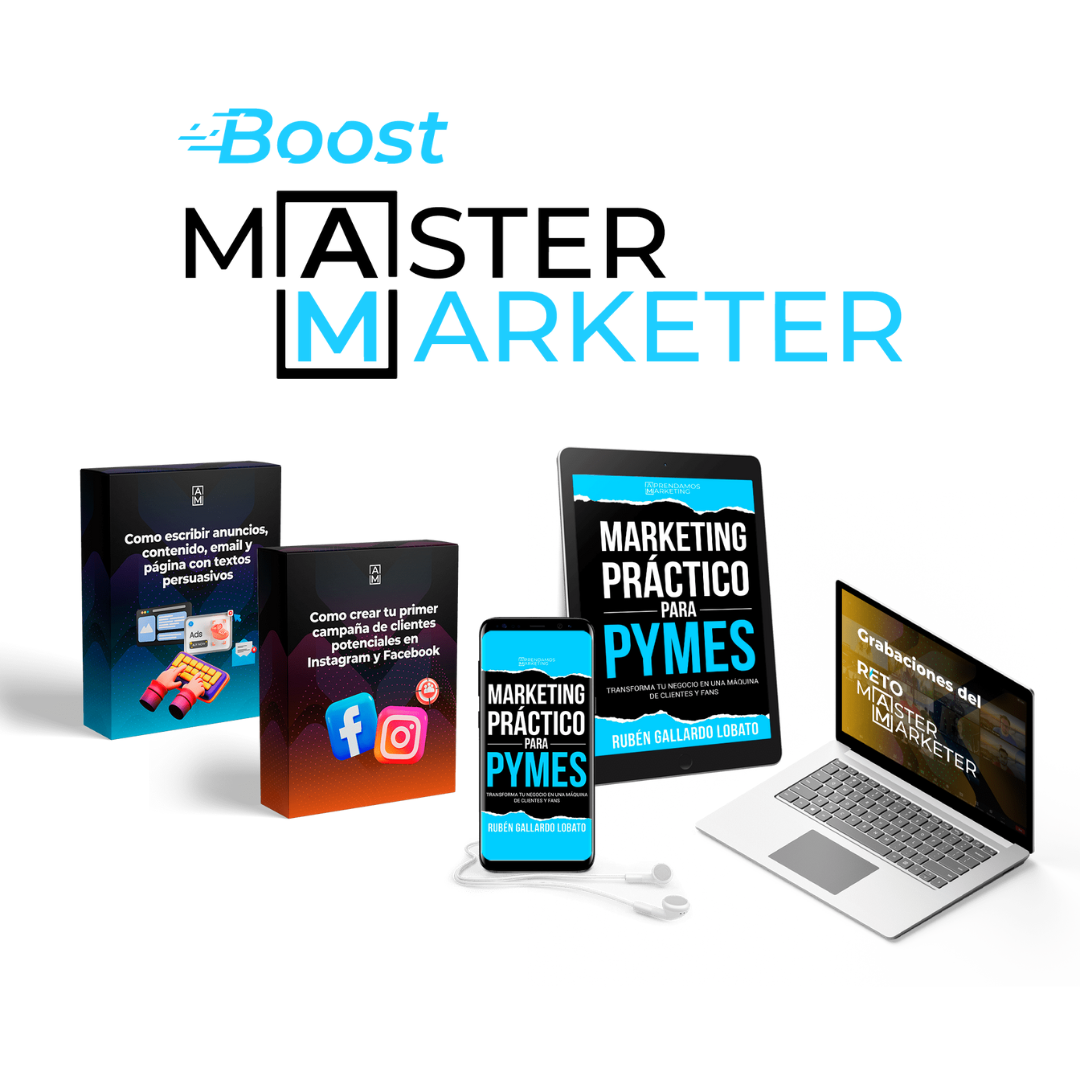Boost Master Marketer - Aprendamos Marketing | Hotmart