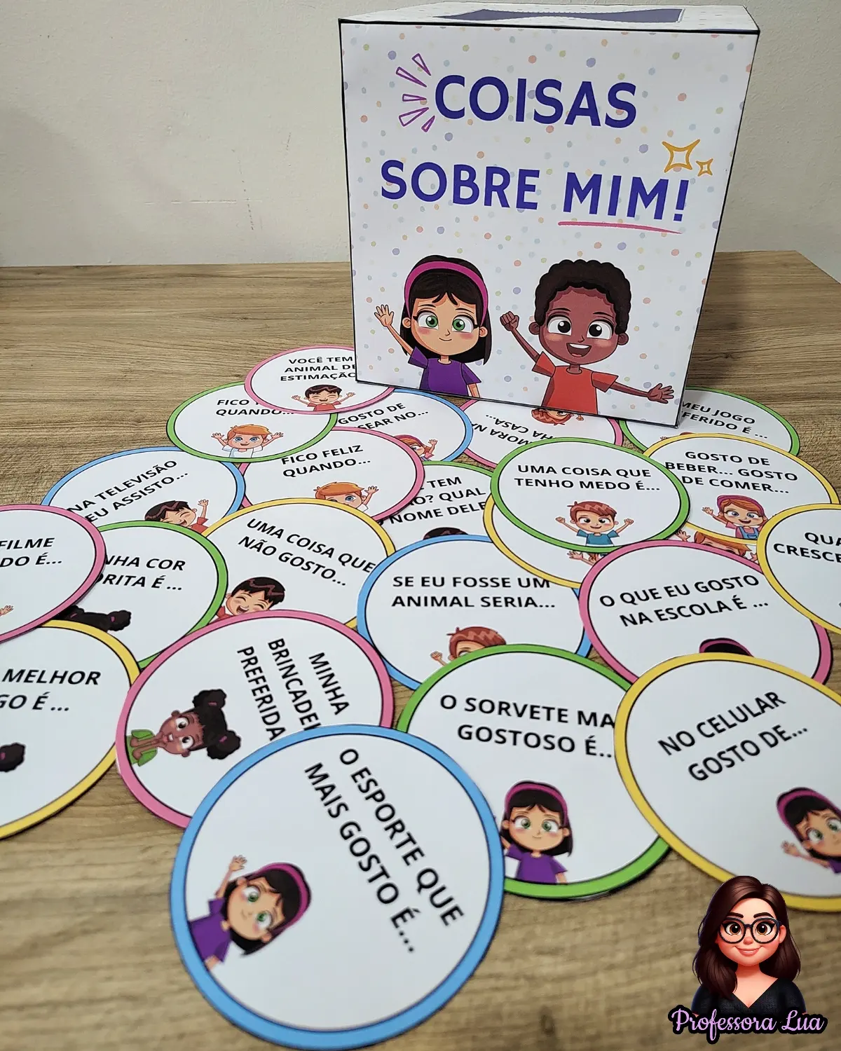 Dinâmica Volta às Aulas - Coisas sobre mim - Luana Fernandes de Mel...