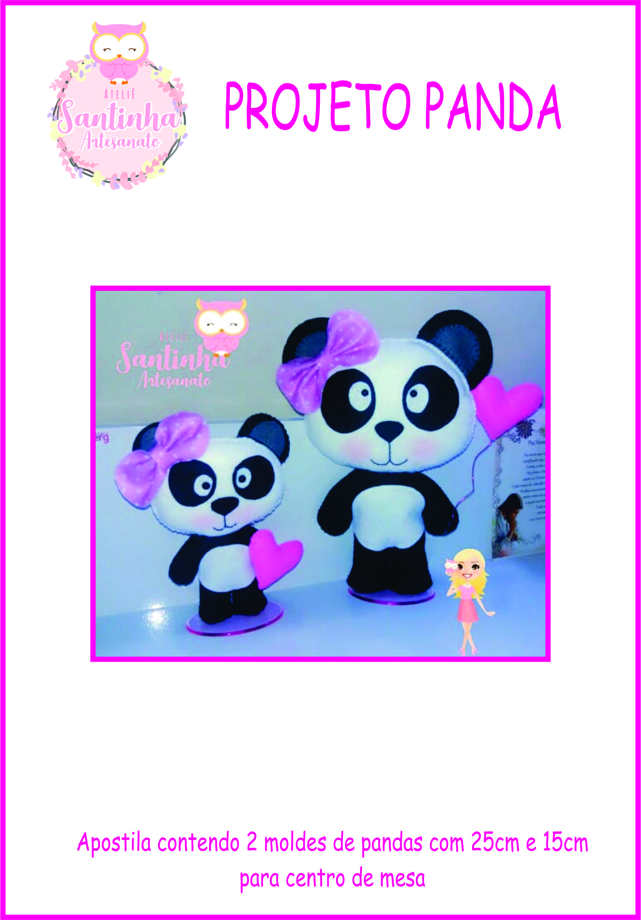 APOSTILA PANDAS EM FELTRO