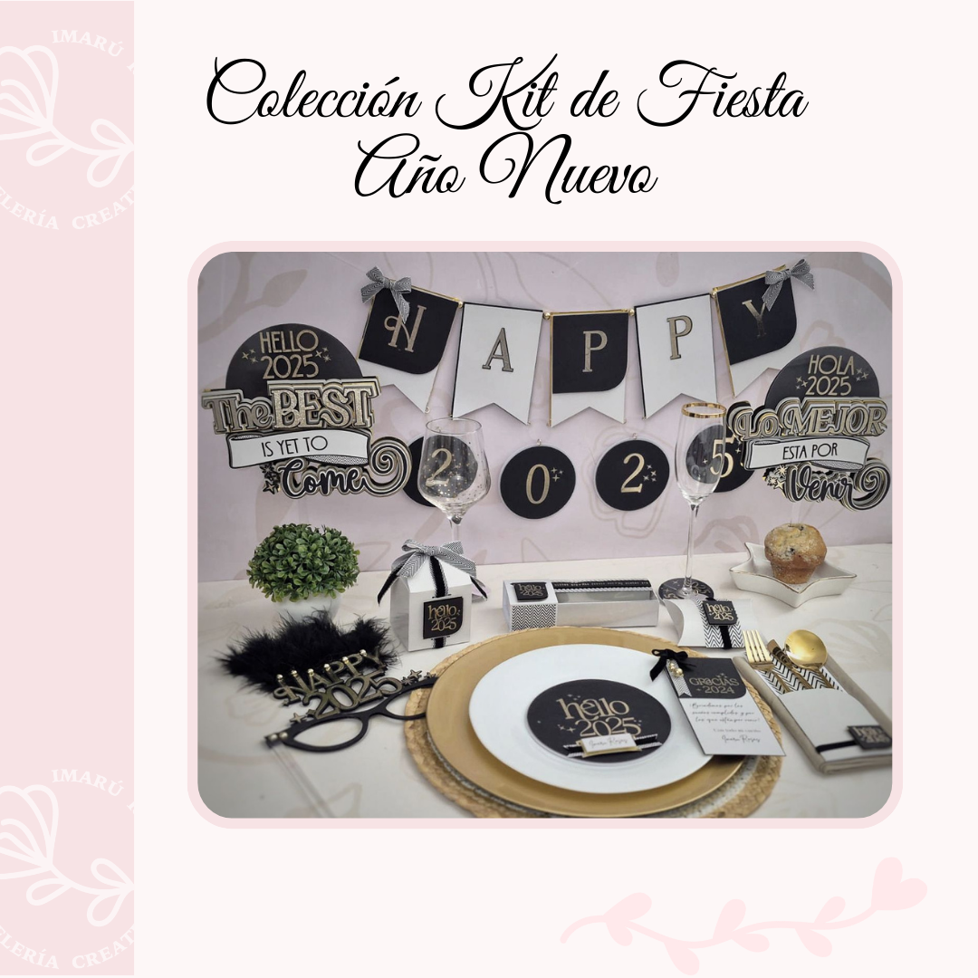 COLECCIÓN KIT DE FIESTA AÑO NUEVO.