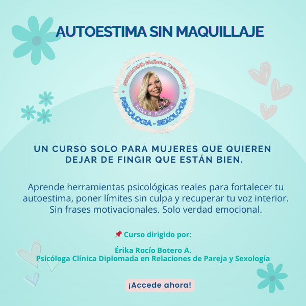 Autoestima sin maquillaje: Para mujeres que no quieren fingir más