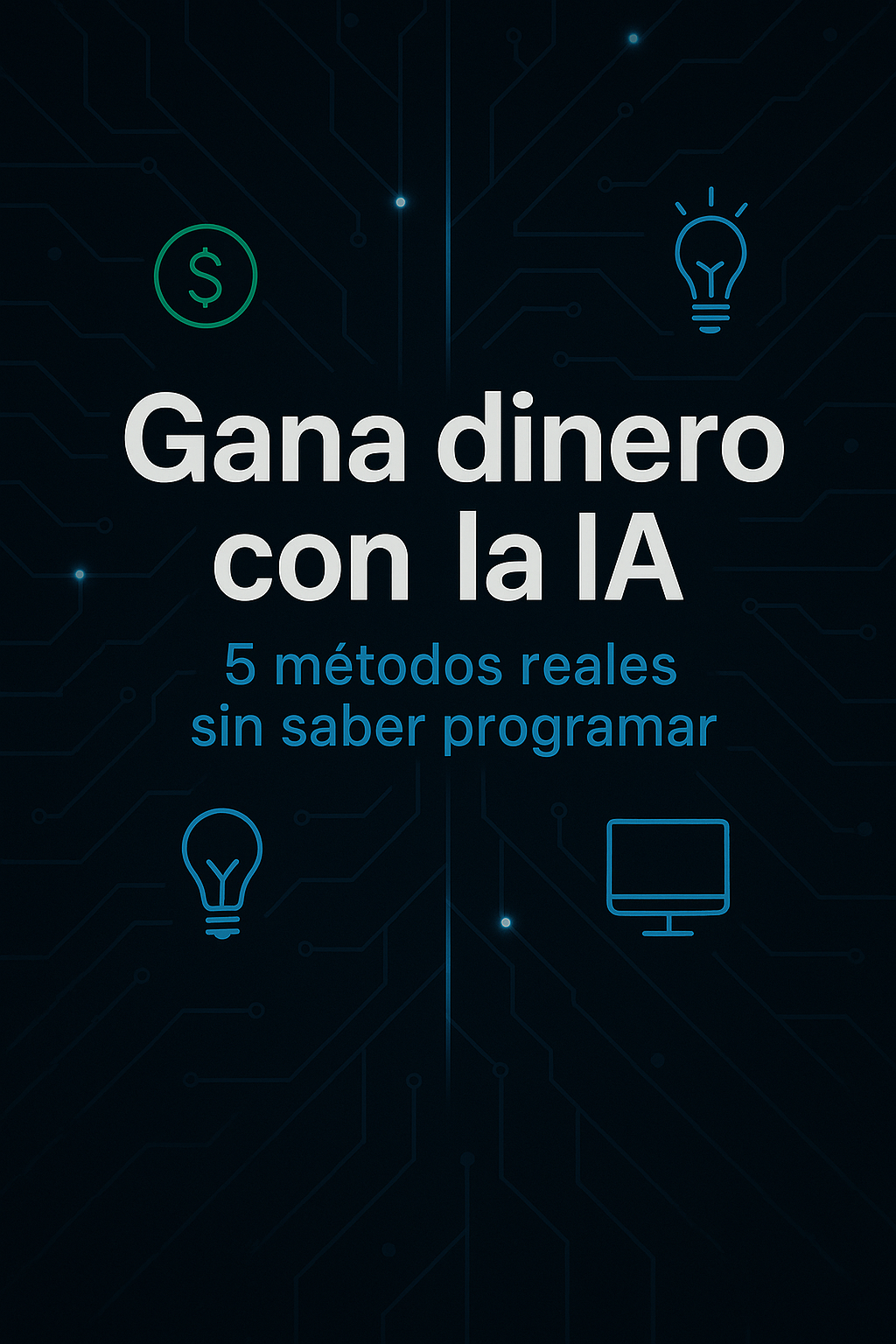 Gana dinero con la IA: 5 métodos reales sin saber programar - Erick...
