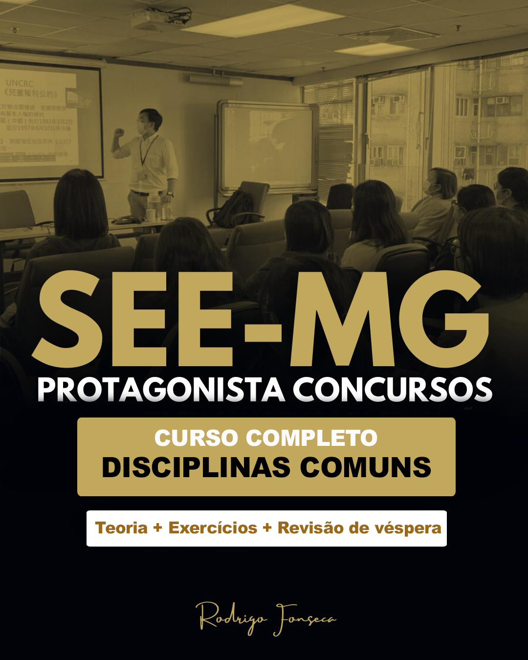 CURSO SEE-MG – Disciplinas Comuns (Teoria + Exercícios + Revisão)