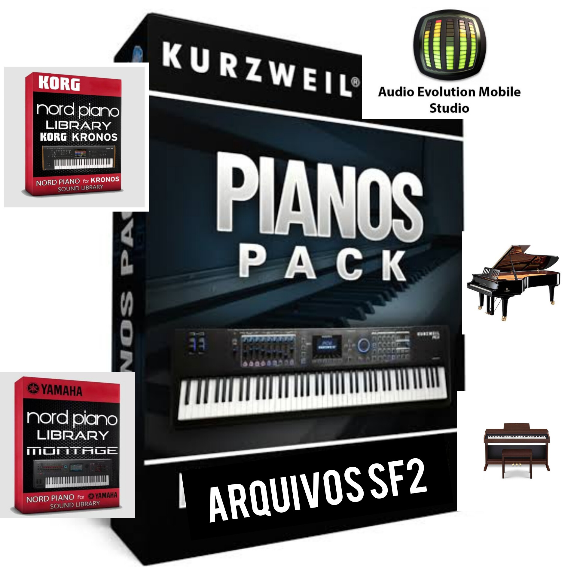 Arquivos de pianos em sf2