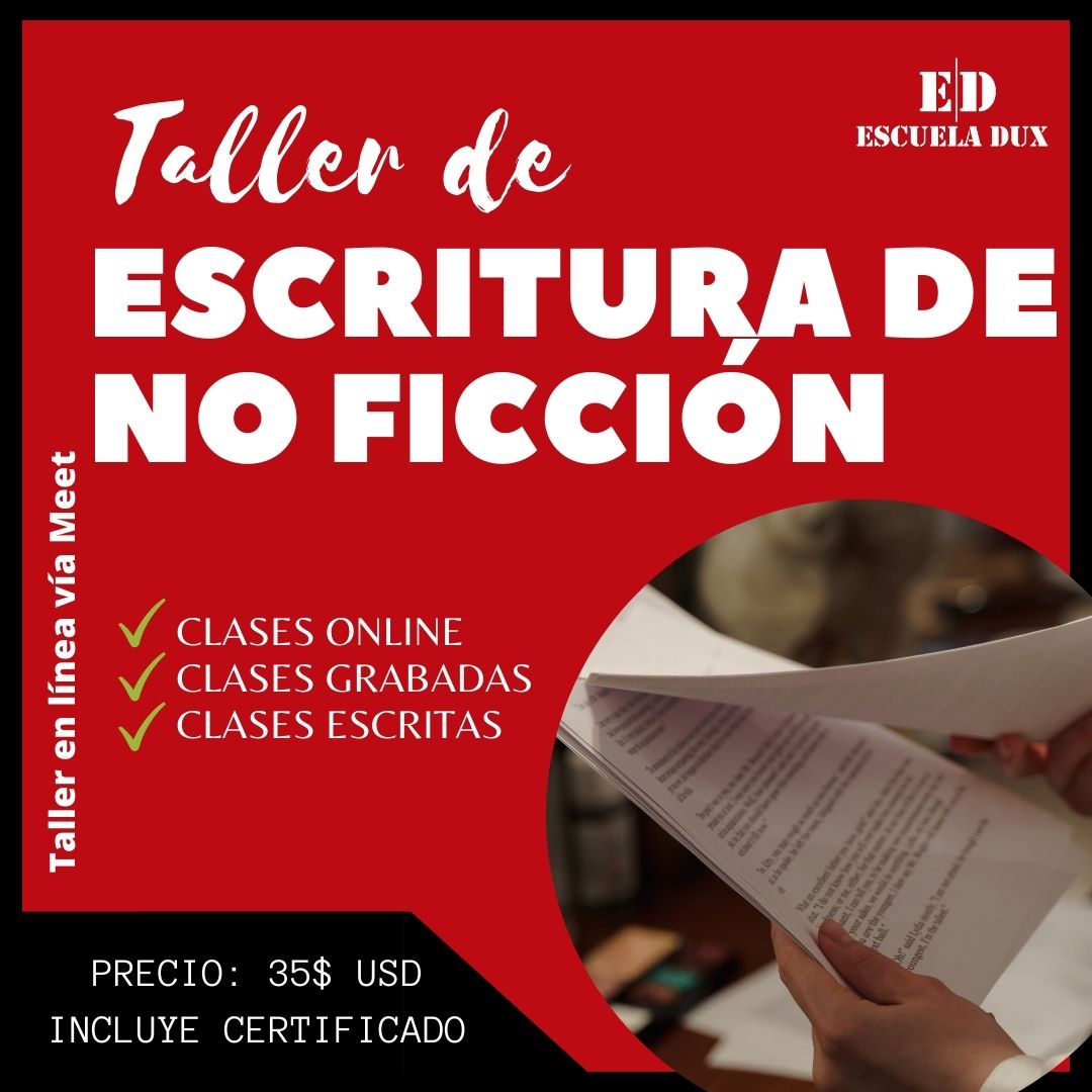 Taller de escritura de no ficción - Grupo Dux SAS | Hotmart