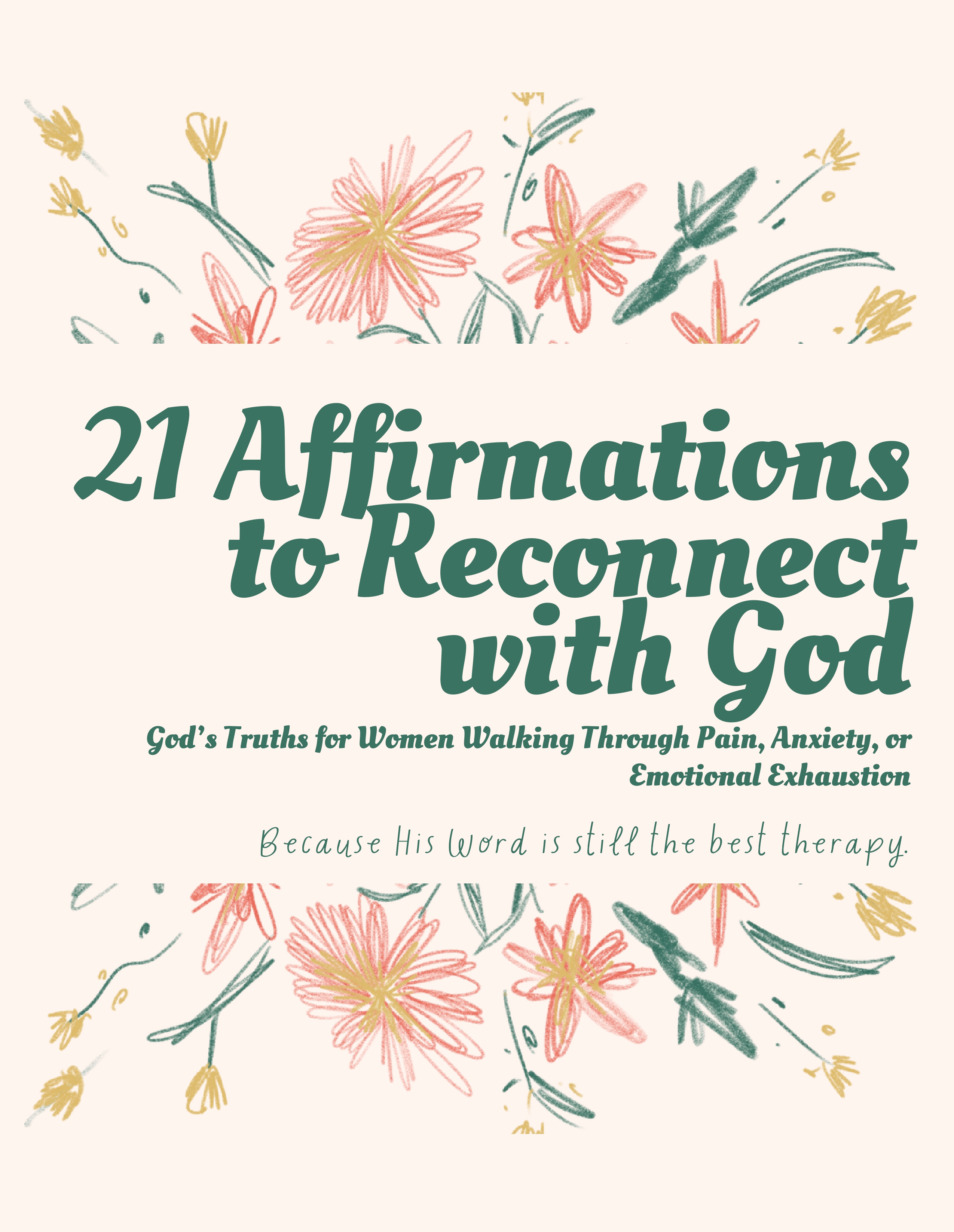 E-book Devotional: 21 Affirmations to Reconnect with God | Hotmart