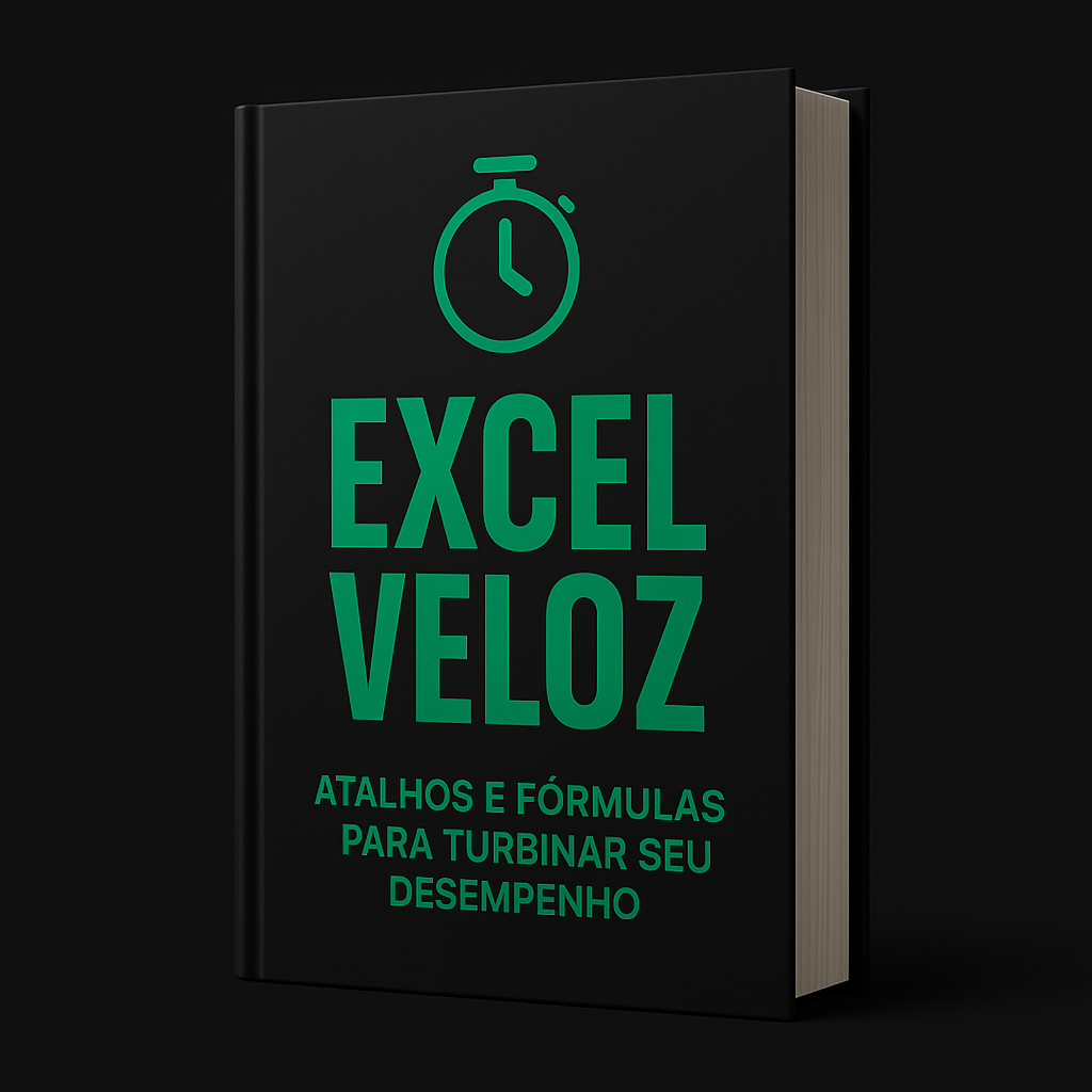 E-book Excel Veloz - O Guia Definitivo de Atalhos, Fórmulas e Produ...