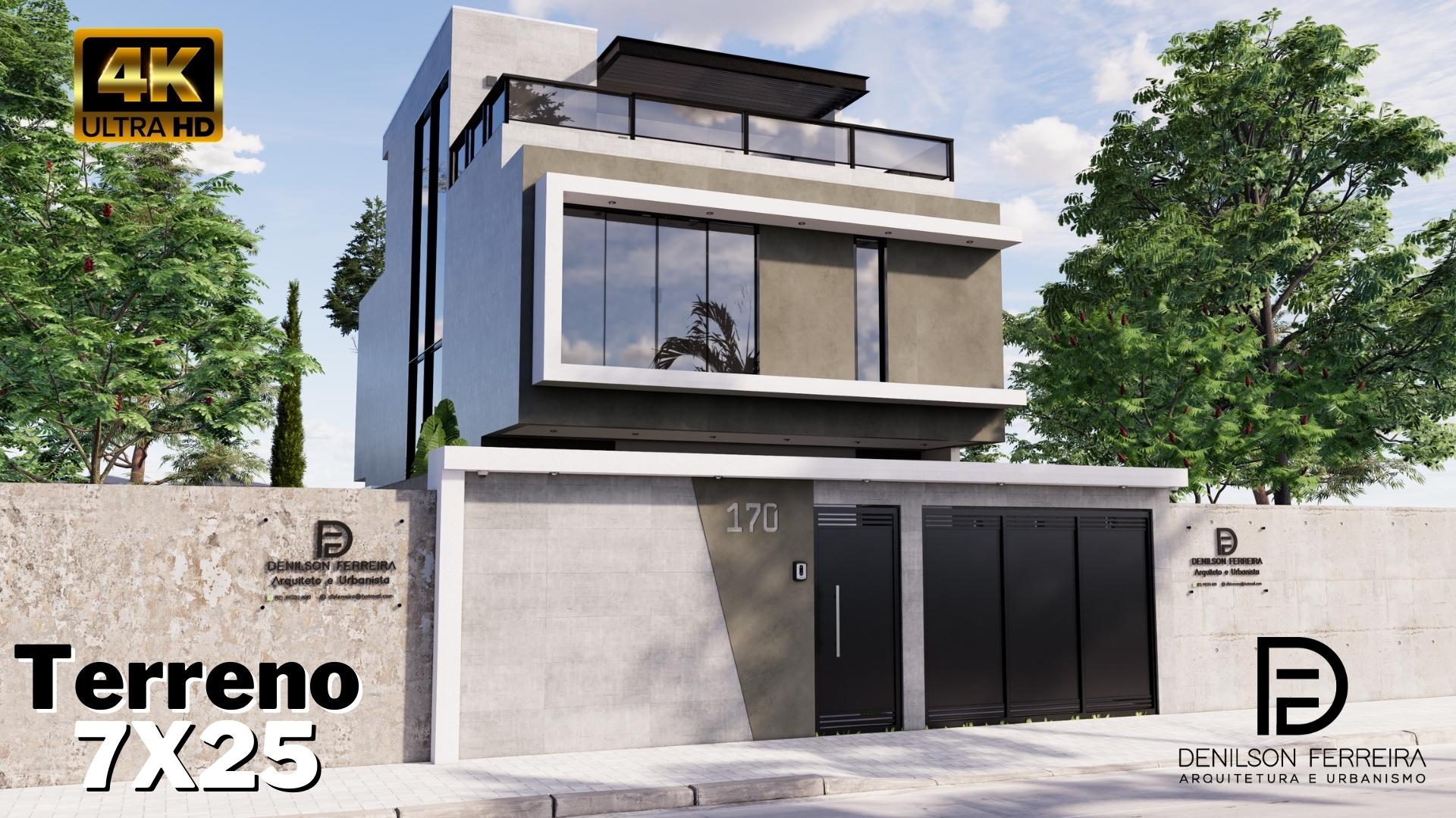 Tour por um Sobrado Incrível em Terreno 7x25 com Piscina e Área de ...