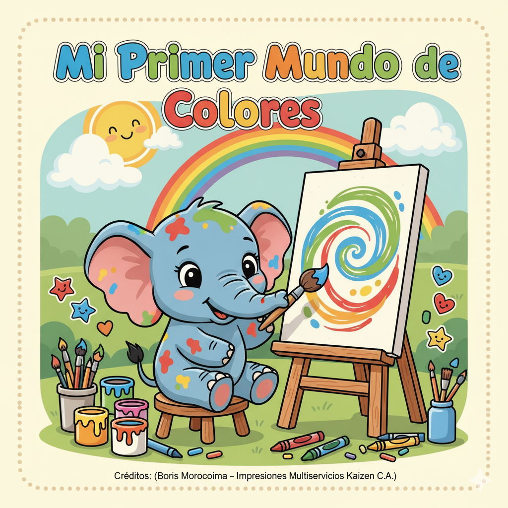 Mi Primer Mundo de Colores: Libro Digital para Estimular la Creativ...
