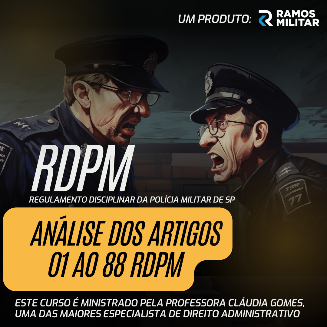 RDPM Análise do Artigo 01 ao 88 - PMESP! - Ramos Educacional | Hotmart